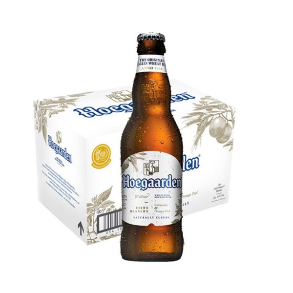 Buy Hoegarden White Beer Bottles Belgium 24 X 330mL - Liquidz
