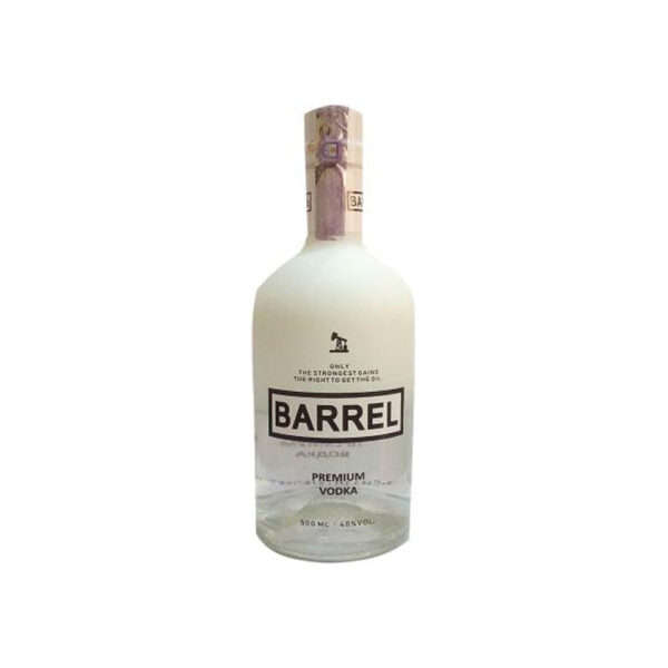 Buy Barrel Premium Vodka 500ml (White Glass Bottles) - Liquidz