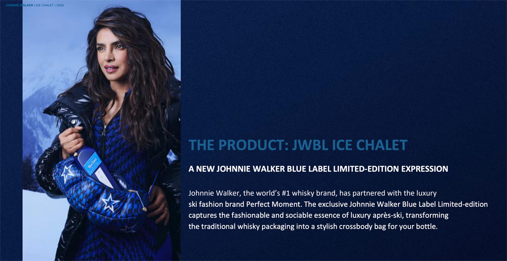 Buy Johnnie Walker Blue Label Ice Chalet Limited Edition 750mL - Liquidz